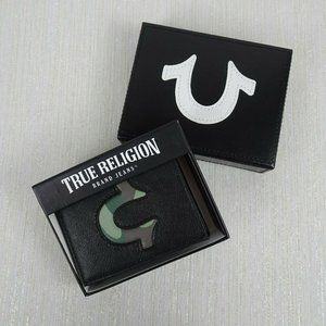 True Religion | Bags | New True Religion Mens Trifold Wallet Genuine ...